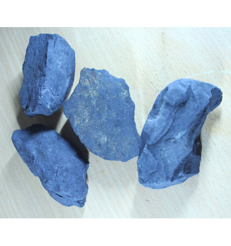 Shungite brut pour la réalisation de cabochons, polissage au tonneau ou ...